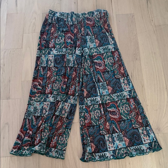 EARTHBOUND | Pants & Jumpsuits | Earthbound Multicolor Patterned Pants ...